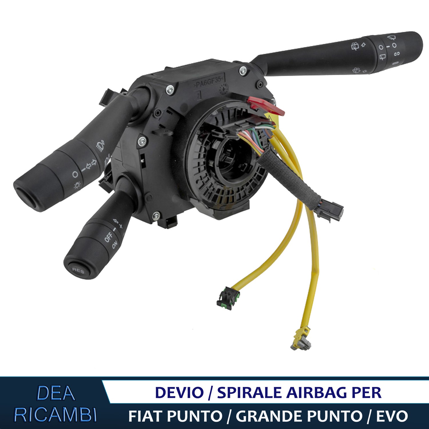 Devio Luci 3 Leve con Cruise Control per FIAT GRANDE PUNTO 199 2005 ...